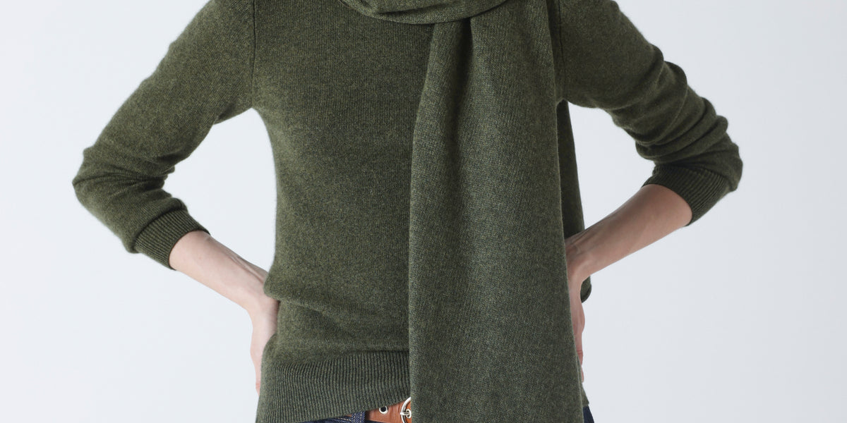 infinity - Écharpe 100% cachemire - forest | Absolut Cashmere