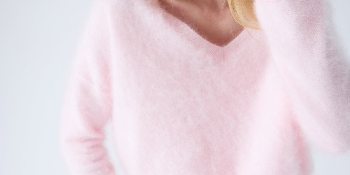 soeli - Pullover aus gebürstetem Kaschmir - ice cream | Absolut Cashmere